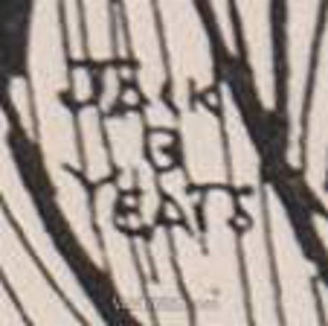 THE HOOKERS OWNER ILLUSTRATION FOR J.M. SYNGES THE ARAN ISLANDS by Jack ...